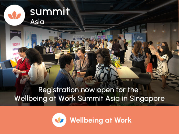 Registration now open for the Wellbeing at Work Summit Asia in ...